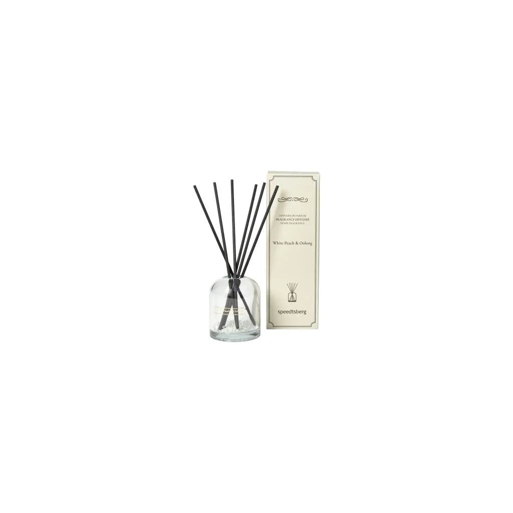 Duft diffuser m/perler 100 ml. - White peach/Oolong – Livingbykolster ApS
